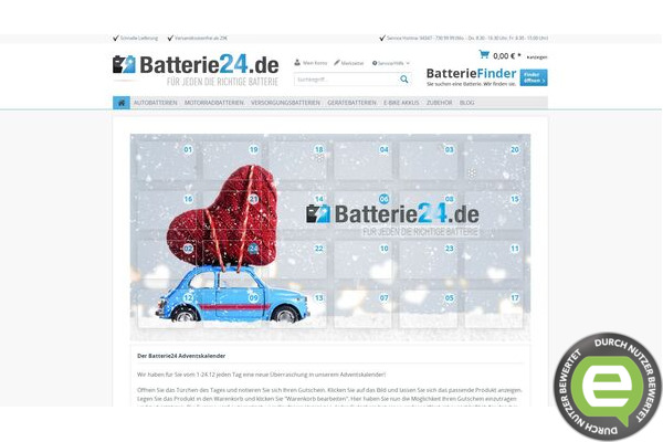 Erfahrungen mit batterie24.de
