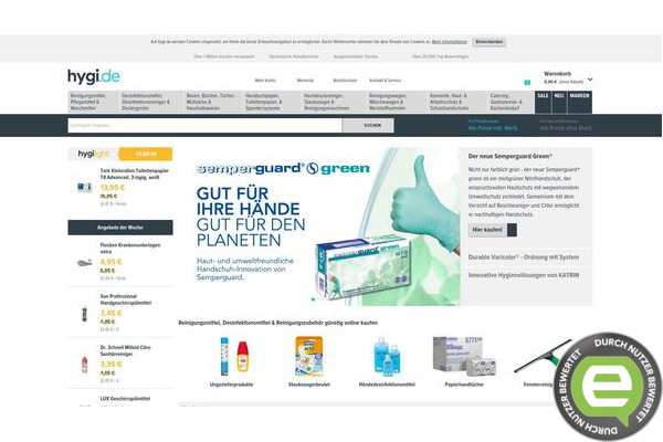 Erfahrungen mit hygi.de
